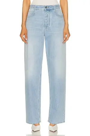 Bottega Veneta Wide Leg Jeans - Light Bleach