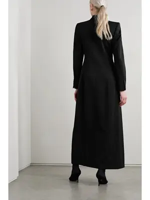 Balenciaga Hourglass Double-breasted Wool-twill Coat