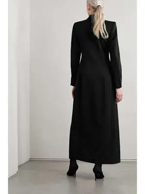 Balenciaga Hourglass Double-breasted Wool-twill Coat