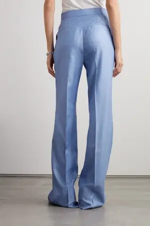 Gabriela Hearst Vesta Straight-leg Pants - Blue