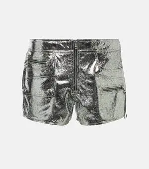 Isabel Marant Étoile Coria Low-rise Leather Shorts
