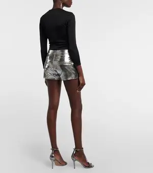 Isabel Marant Étoile Coria Low-rise Leather Shorts