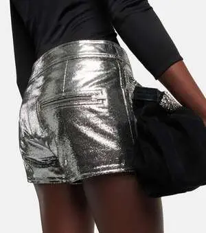 Isabel Marant Étoile Coria Low-rise Leather Shorts