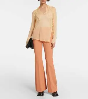 Victoria Beckham Crêpe De Chine Blouse