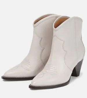 Isabel Marant Étoile Darizo Leather Cowboy Boots