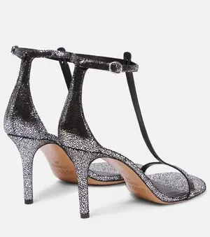 Isabel Marant Étoile Einari Metallic Leather Sandals