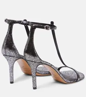Isabel Marant Étoile Einari Metallic Leather Sandals