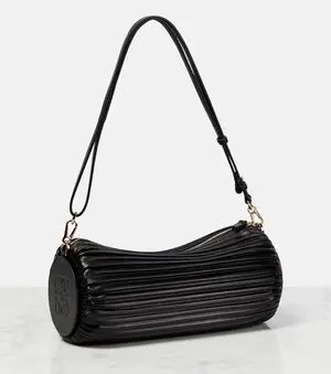 Loewe Bracelet Pleated Leather Shoulder Bag