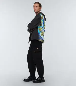 Versace La Maschere Printed Jacket