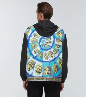 Versace La Maschere Printed Jacket