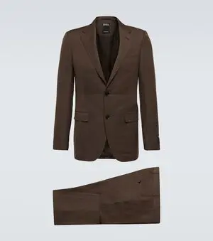 Zegna Wool And Linen Suit