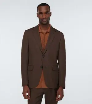 Zegna Wool And Linen Suit