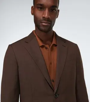 Zegna Wool And Linen Suit