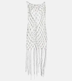 Giuseppe Di Morabito Crystal-embellished Mini Dress