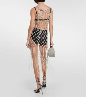 Giuseppe Di Morabito Crystal-embellished Mini Dress