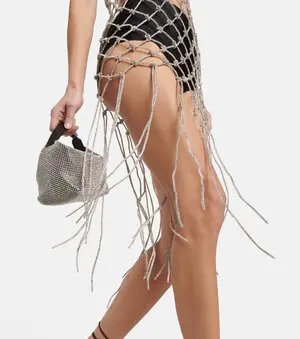 Giuseppe Di Morabito Crystal-embellished Mini Dress