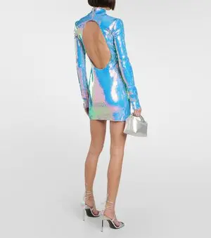 David Koma Sequined Minidress