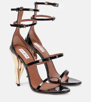 Alaïa Cabaret Patent Leather Sandals