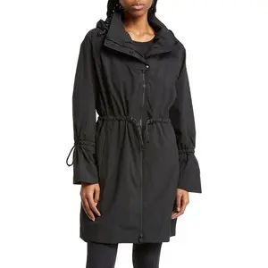 LOLE Piper Waterproof Oversized Rain Jacket - Black Beauty