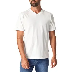 34 Heritage Deconstructed V-neck Pima Cotton T-shirt - White