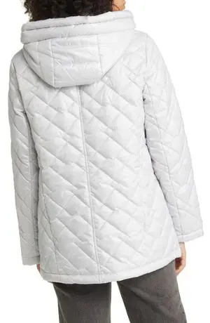 Sam Edelman Hooded Water Repellent Quilted Puffer Jacket