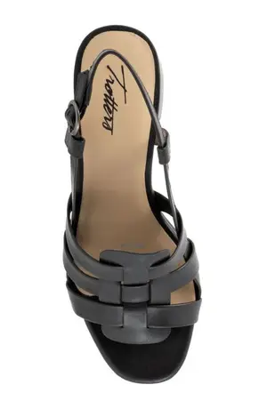 Trotters Luna Slingback Sandal - Black