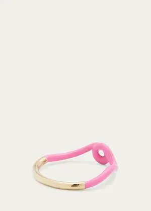 Bea Bongiasca Wow Mini Mono Ring With Enamel