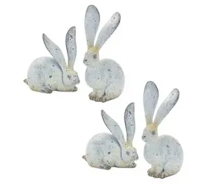 MELROSE Weathered Garden Rabbit Figurine - One-color