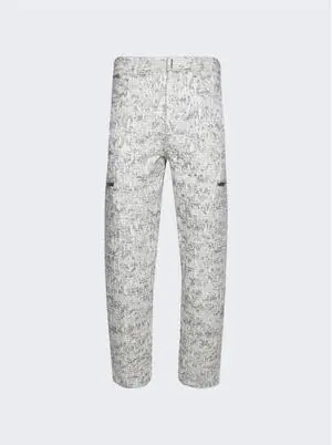 Givenchy Loose Fit Cargo Pants - White