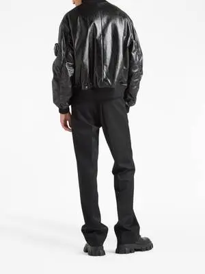 Prada Nappa Leather Bomber Jacket