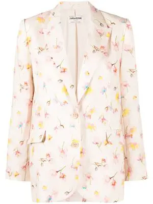 Zadig&Voltaire Linen Blazer - Neutrals