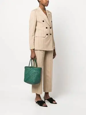 Dragon Diffusion Grace Basket Small Tote Bag - Green