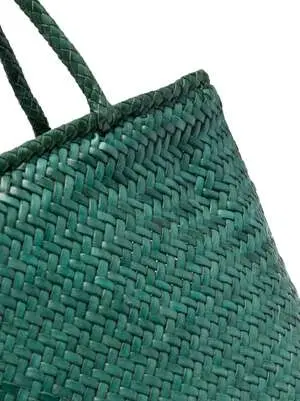 Dragon Diffusion Grace Basket Small Tote Bag - Green