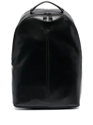 Calvin Klein Embossed-logo Backpack - Black