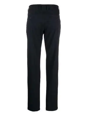 Armani Exchange Mid-rise Tapered Trousers - Blue