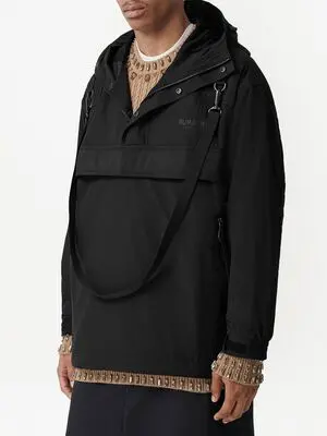 Burberry Logo-print Oversized Windbreaker