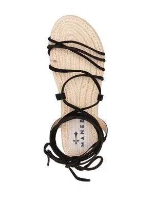 Manebí Tie-fastening Flat Sandals