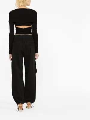 Dolce & Gabbana Cut-out Wrap Top