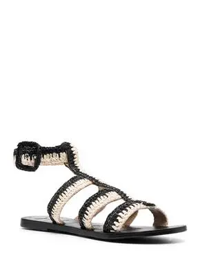 Manebí Gladiator Braided Sandals