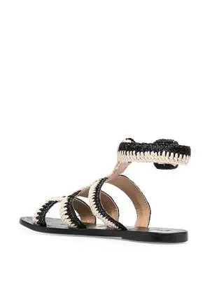 Manebí Gladiator Braided Sandals