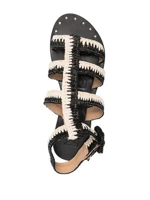 Manebí Gladiator Braided Sandals