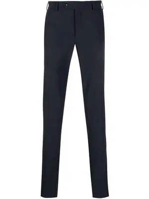PT TORINO Tailored Straight-leg Trousers - Blue