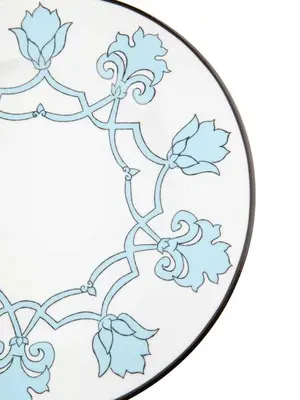 PINTO PARIS Jaipur Porcelain Soup Plate - Blue