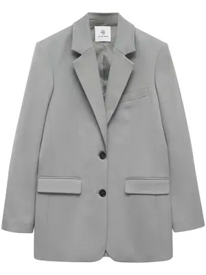 ANINE BING Ingle-breated Wool Blazer
