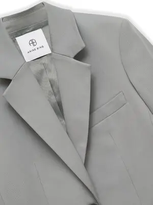 ANINE BING Ingle-breated Wool Blazer