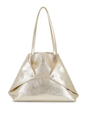 Akris Ai Metallic Shoulder Bag - Gold