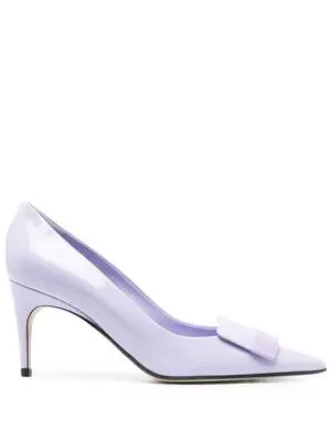 SERGIO ROSSI Sr1 75mm Patent Leather Pumps - Purple