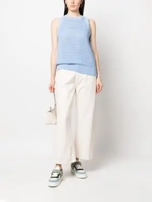 Tommy Hilfiger Open-knit Sleeveless Vest