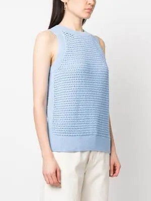 Tommy Hilfiger Open-knit Sleeveless Vest