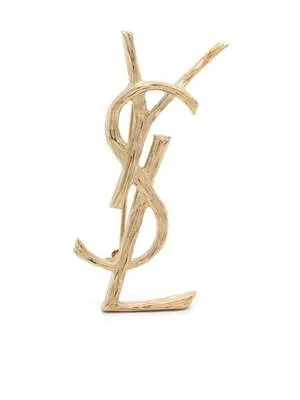 Saint Laurent Cassandre Brooch - Gold
